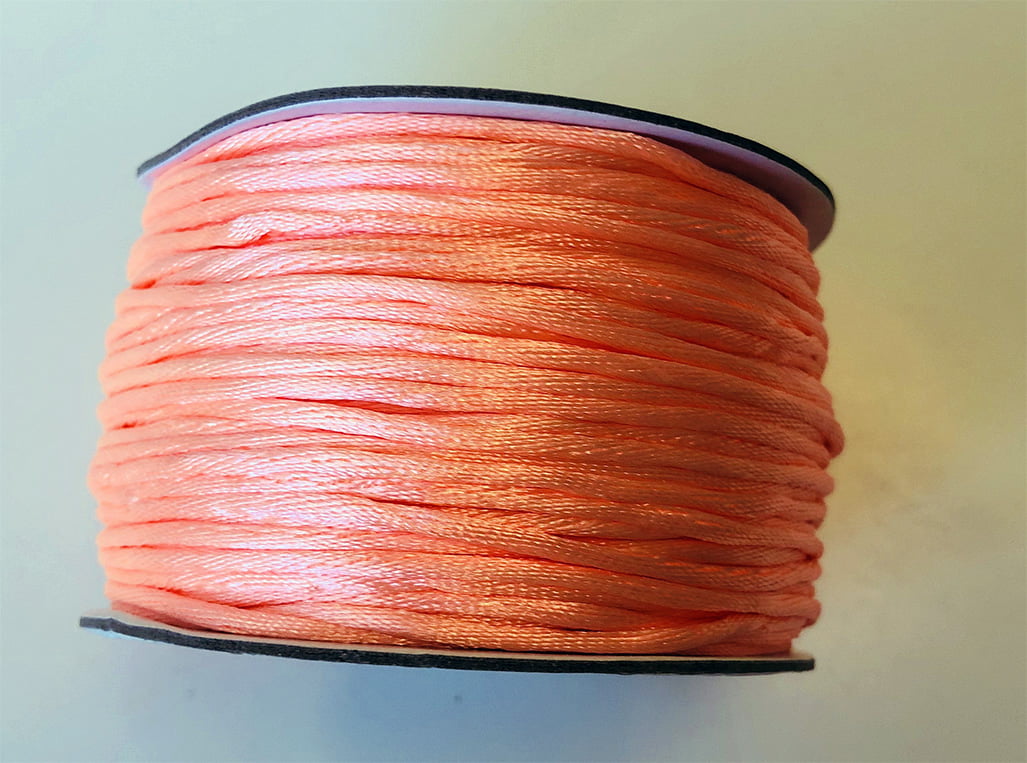 Satin cord - Apricot | Craft Materials